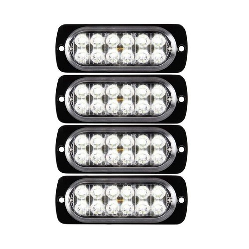 Bright White LED Flashing Lights for Construction Vehicles Quick and ...