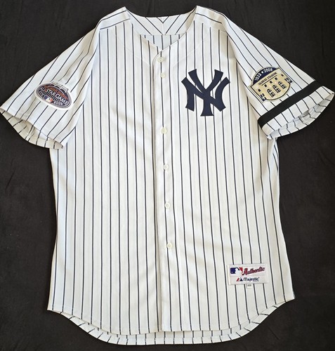 Authentic Yankees Jersey Derek Jeter Number 2 Size 48 Patches | eBay