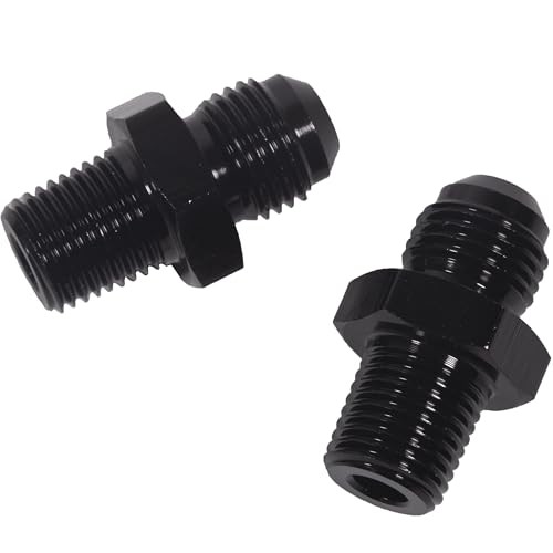 6AN Male Flare to 1/4"Npt,Thread Size of 6AN Is 9/16-18 Unf,Pipe ...