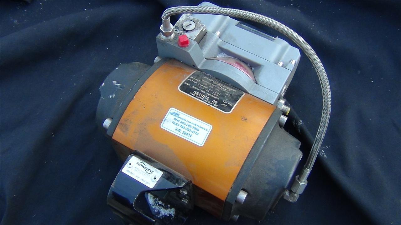 Flowserve Series 39 120psi Pneumatic Actuator Westlock Position ...