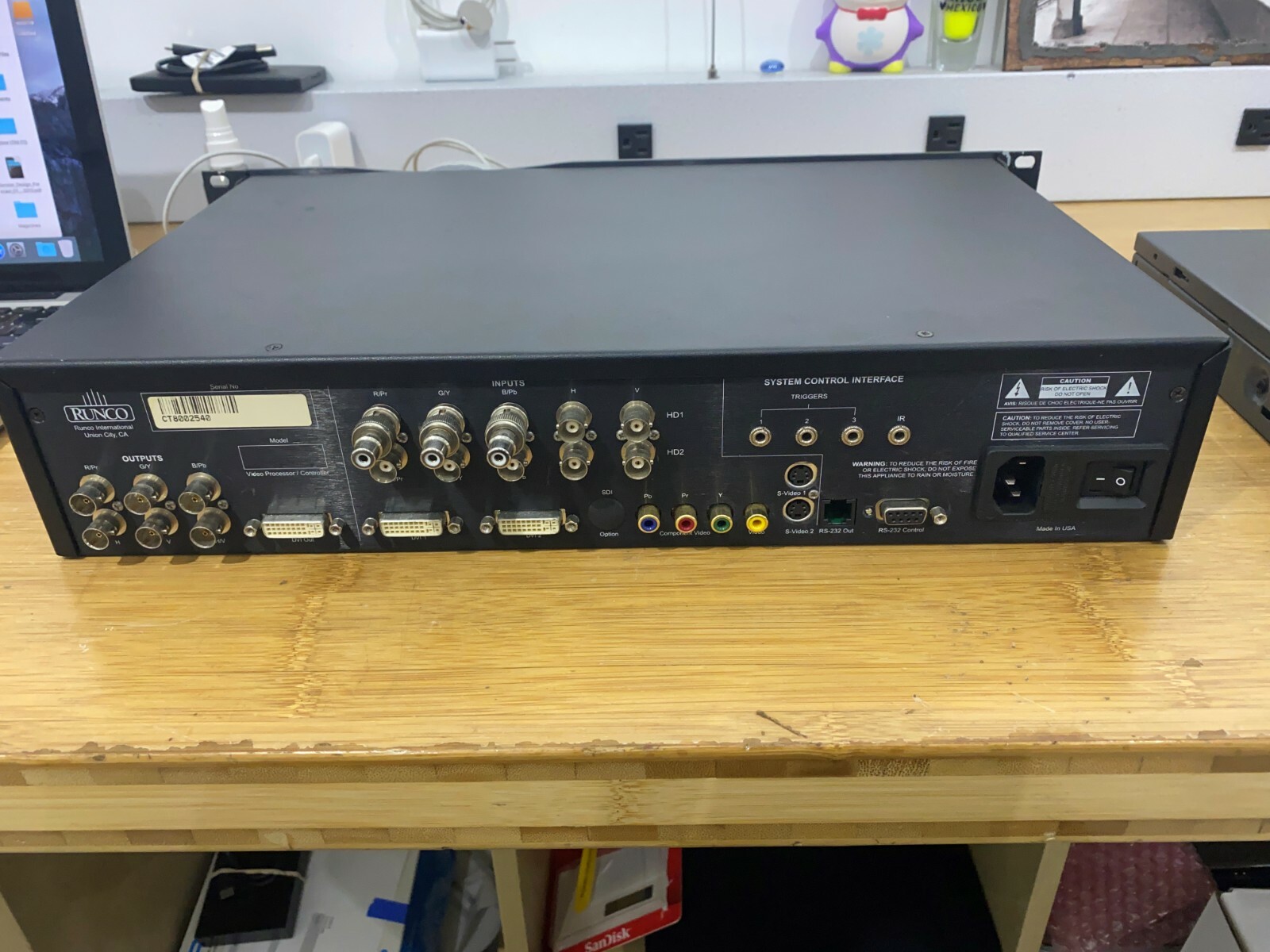 Runco dhd-vx5000d High Definition Digital Video Controller / Processor ...