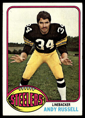 1976 Topps Andy Russell #405 Pittsburgh Steelers | eBay