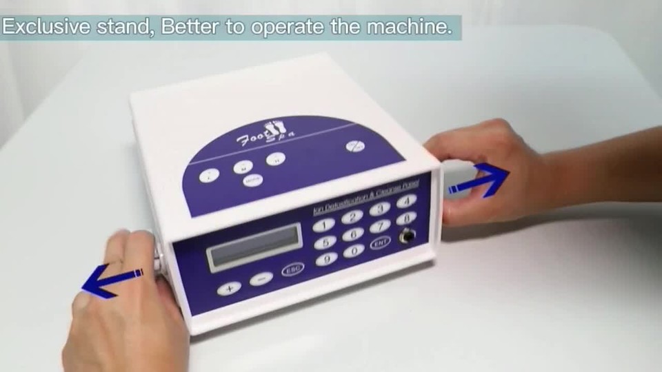 Ionic Foot Bath Ion Detox Machine AMD Cleanse FOOTBATH Spa with Basin ...