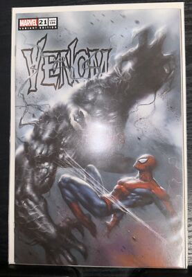 VENOM 21 LUCIO PARRILLO EXCLUSIVE VARIANT COMICXPOSURE MARVEL 2019 VF ...