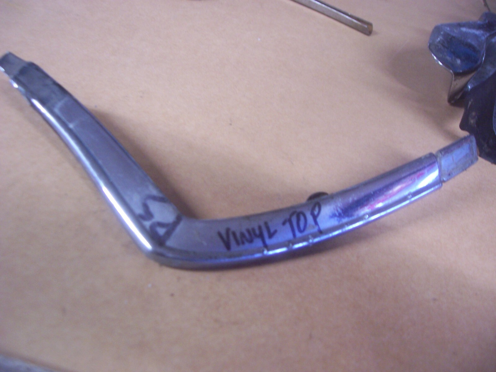 1-1971 pontiac grand prix vinyl top trim,molding,model j,1969,1970,1972 ...