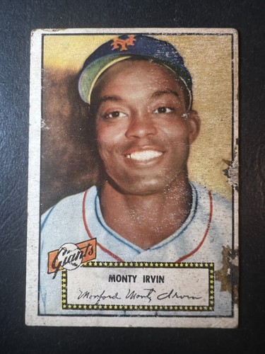 1952 Topps Monte Irvin #26, poor, creased, damaged back | eBay