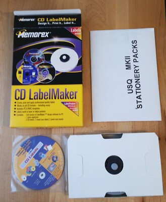 CD, DVD & Disk Labels - Memorex Jewel Case Inserts