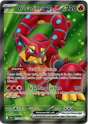Volcanion ex - 171/159 - Journey Together - English - NM/M - Pokemon | eBay