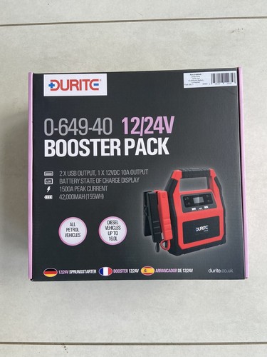 Durite 0-649-40 12/24V Li-Polymer Booster Pack for sale online | eBay