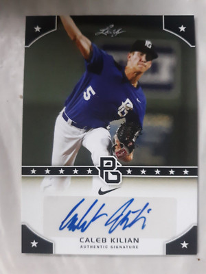 Caleb Killian Cubs 2015 Leaf Perfect Game #PG-CKI Autographed Rookie ...
