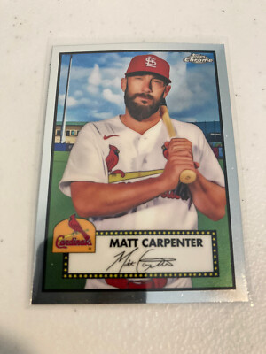 2021 Topps Chrome Platinum Anniversary Matt Carpenter #230 St Louis ...