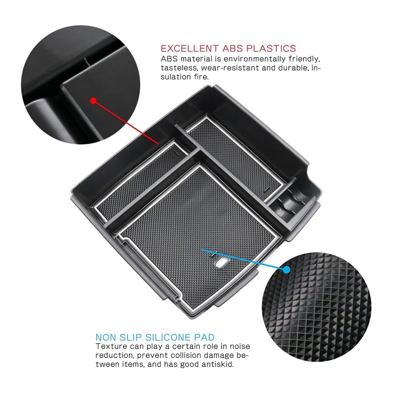 2X(For Carnival 2021 2022 Central Console Armrest Storage Box ...