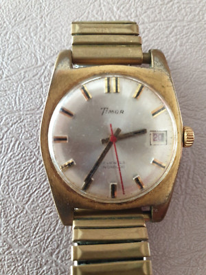 VINTAGE MENS WATCH TIMOR MANUAL WIND UP 17 JEWELS SWISS | eBay