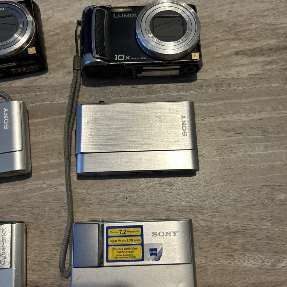Digital Camera Joblot , Spares Repairs X 6 No Batteries Sony And ...