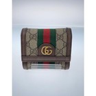 Used GUCCI 3-fold wallet_GG Supreme/PVC/BEG/allover pattern/ladies | eBay