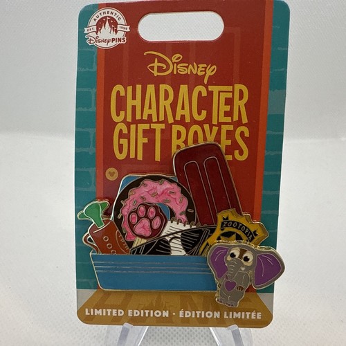 Disney Parks Disneyland 2022 Character Gift Boxes Zootopia Pin LE 2250 ...