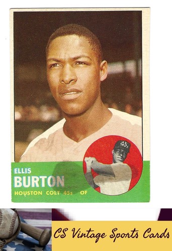 1963 Topps #262 Ellis Burton | eBay