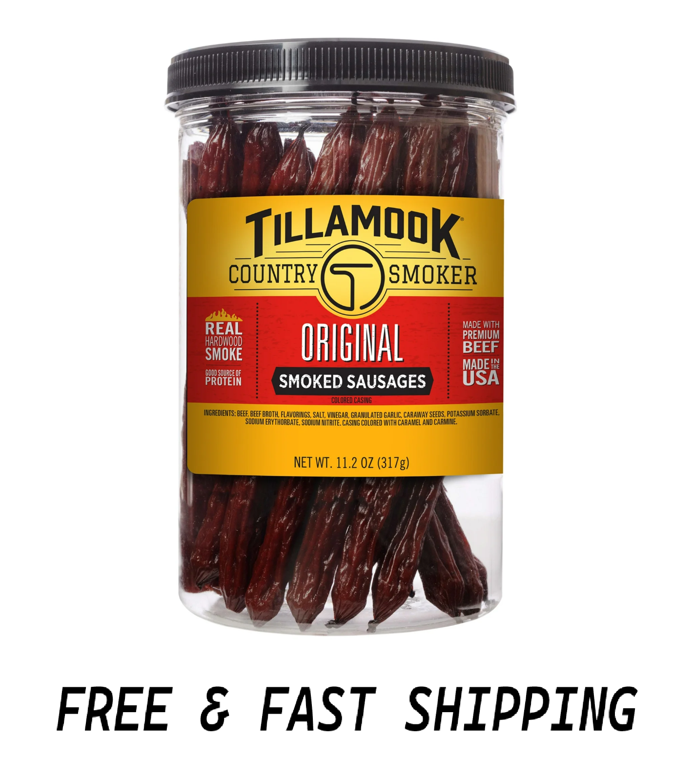 Tillamook Country Smoker, Beef Sticks, 11.2 oz, 20 Count FREE & FAST ...
