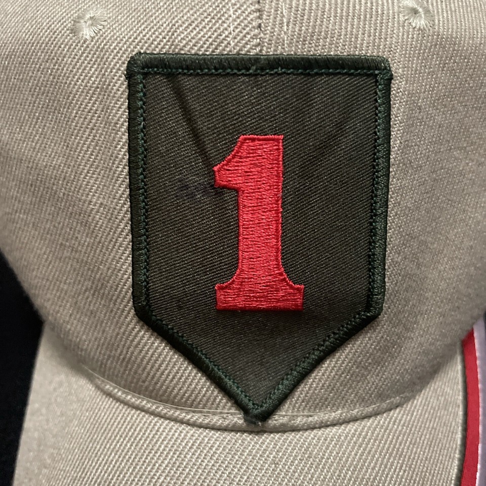 1st Infantry Division Big Red One Adjustable Cap Hat | eBay