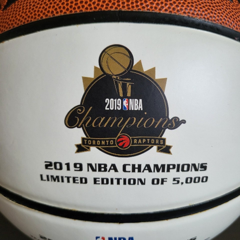Toronto Raptors 2019 NBA Champions Spalding Basketball Limited Edition ...