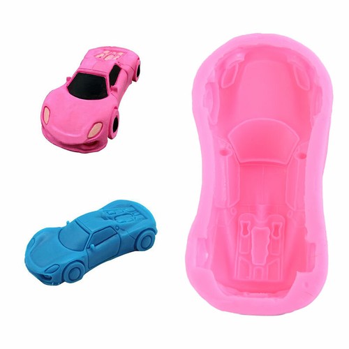 3D Sports Car Silicone Fondant Cake Mold Jelly Chocolate Decoration ...