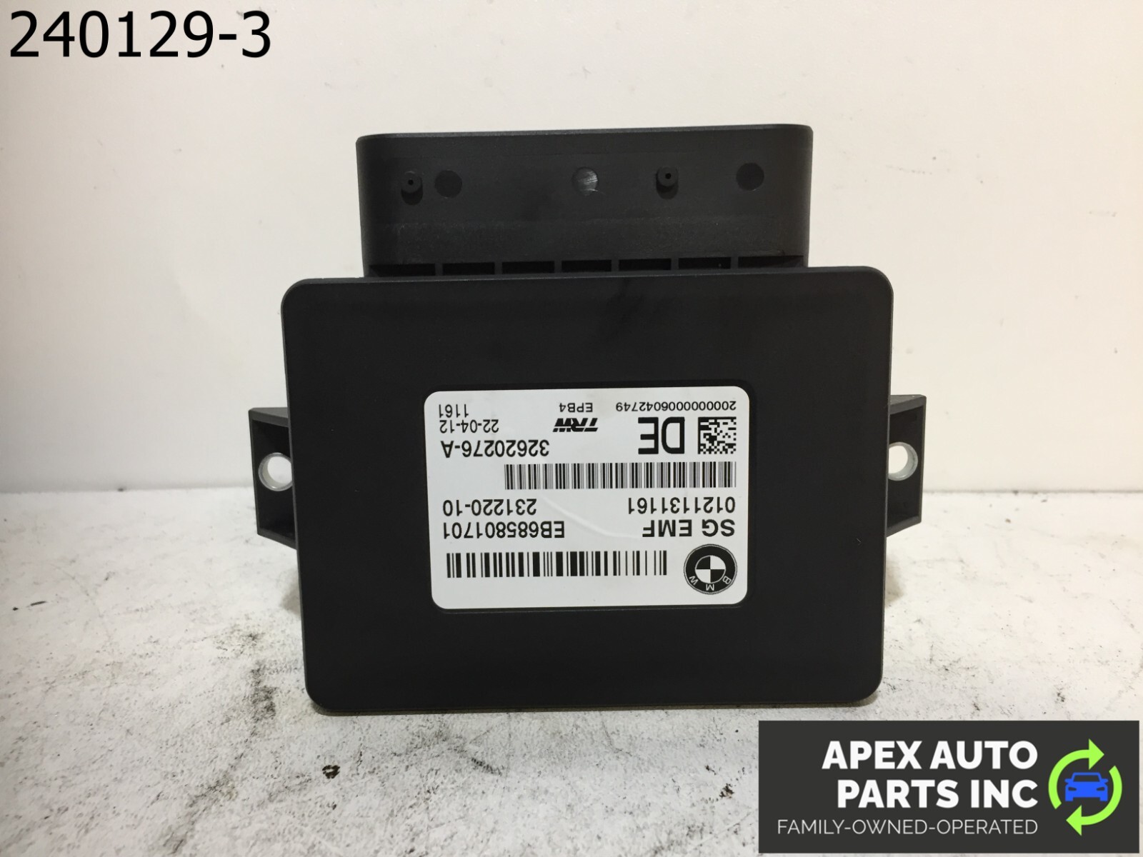 OEM 2013 BMW X3 F25 Parking Brake Electric Control Module EMF | eBay