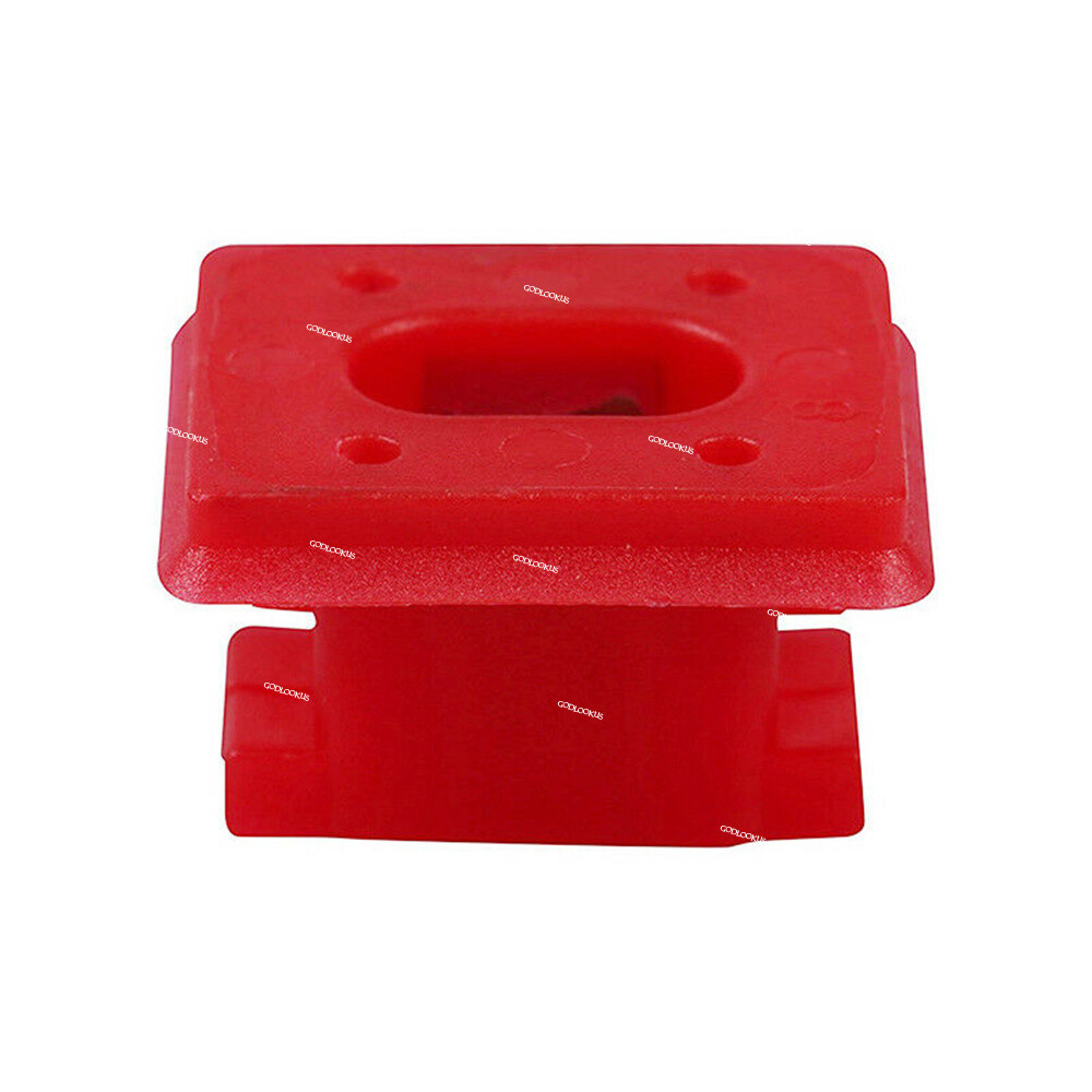 Set of 20 Dashboard Dash Trim Strip Clips Red Insert Grommets For BMW ...