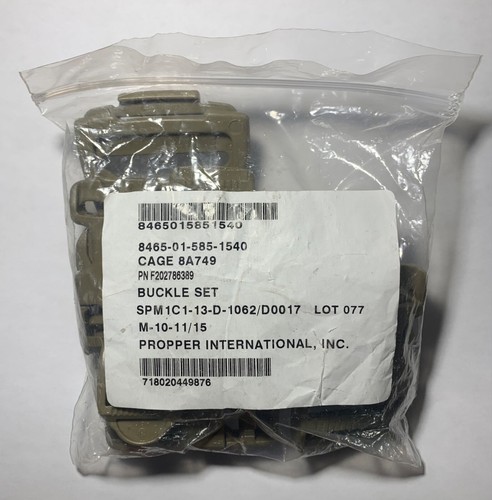 USGI Propper Intl. Military Repair Buckle Set NSN 8465-01-585-1540 ...