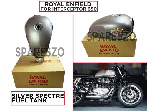 Royal Enfield Interceptor 650cc '' SILVER SPECTRE FUEL TANK'' - Express ...