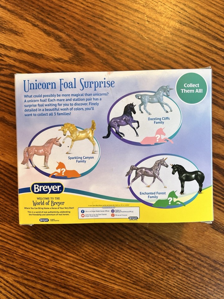 Breyer 2024 TSC Unicorn Foal Surprise Mystery Enchanted Forest Family NEW | eBay