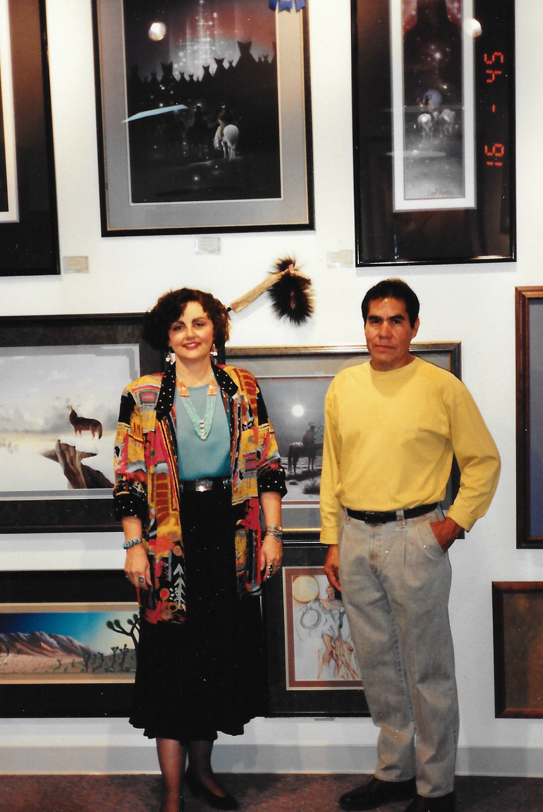 Donald Vann "The Arrival" #555 Native American Cherokee Warrior Horse ...