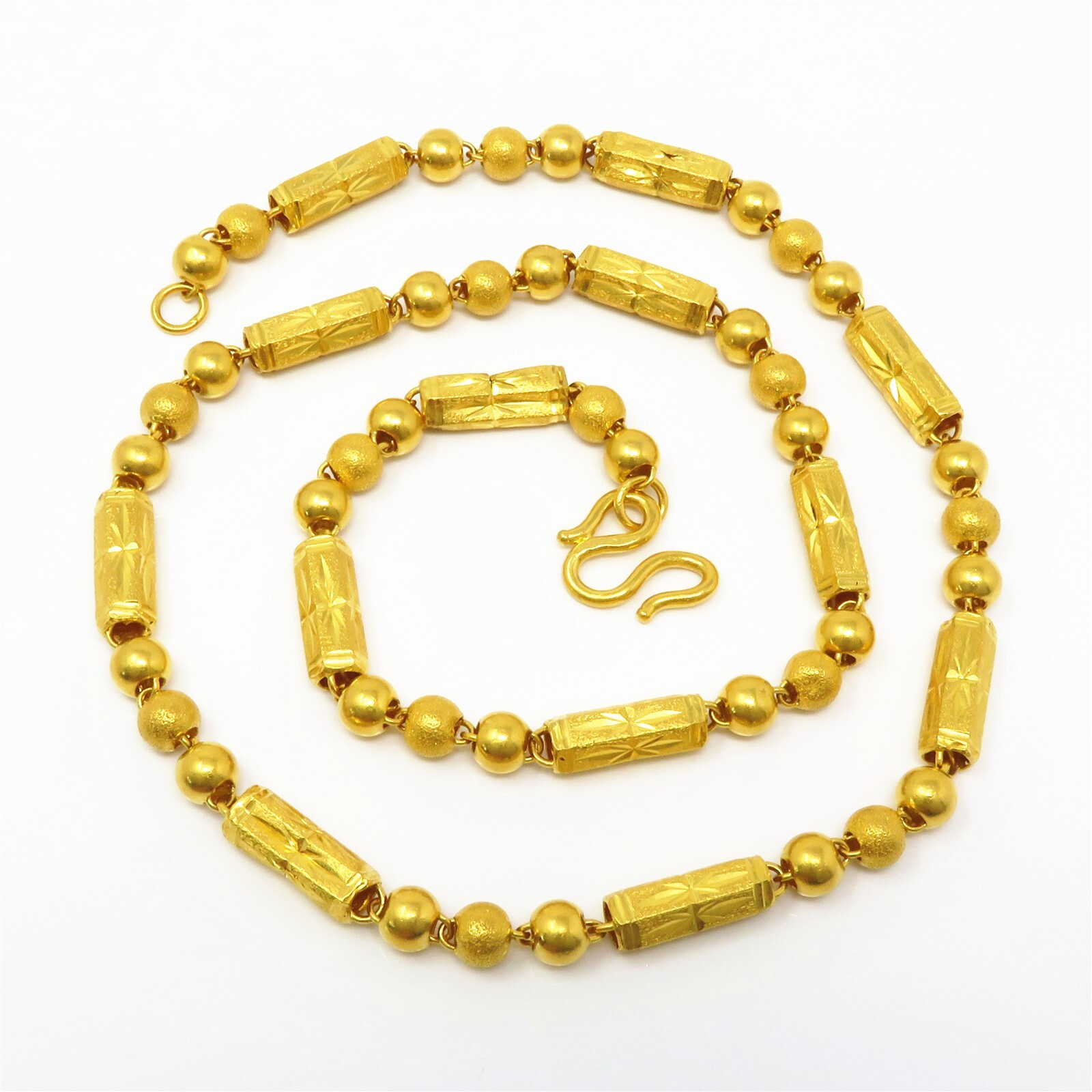 NYJEWEL Heavy 24k 9999 Gold 7mm Wide Investment Chain Necklace 24" 58 ...