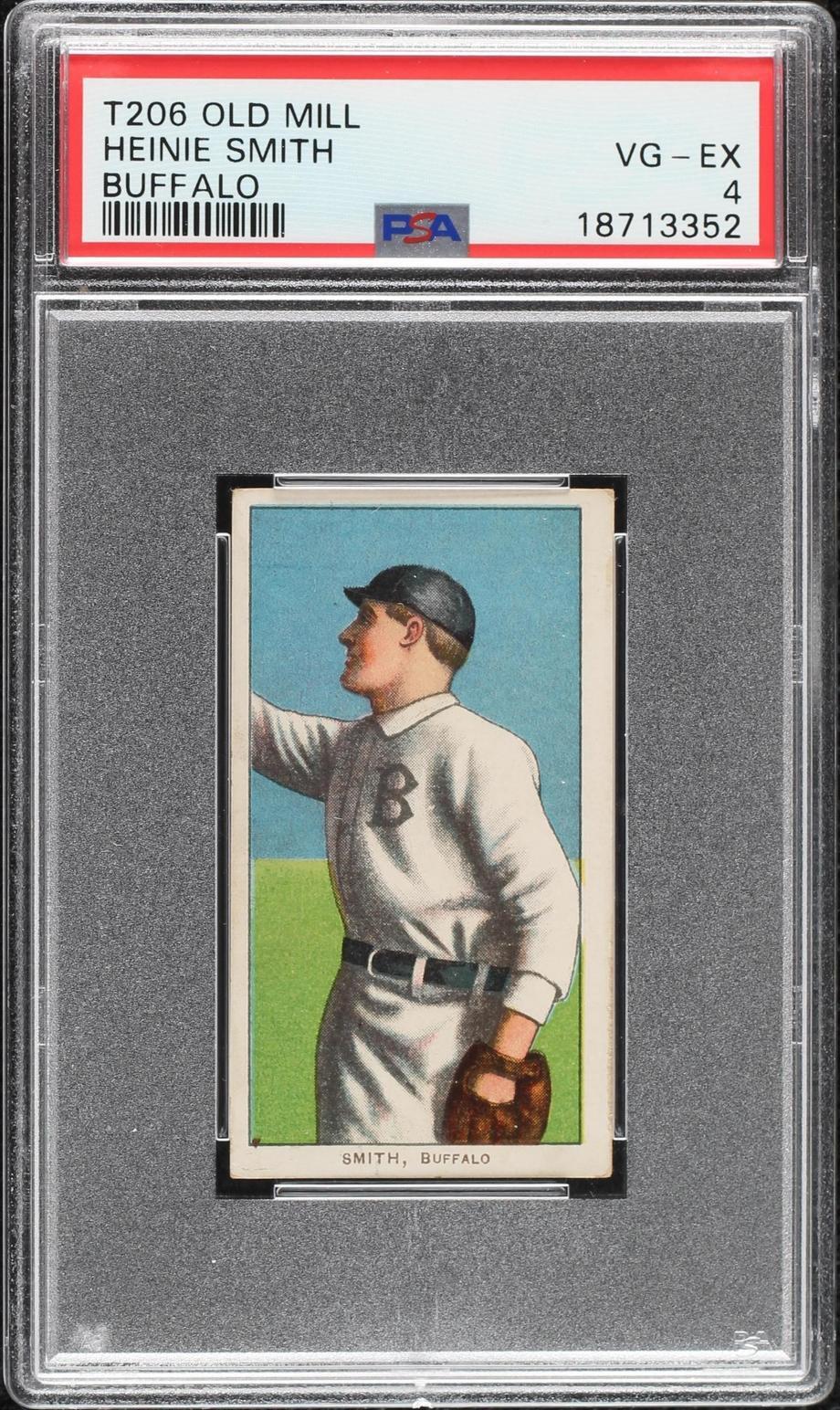 1909-11 T206 - Heinie Smith Base Ball Subjects Back (RC) for sale ...