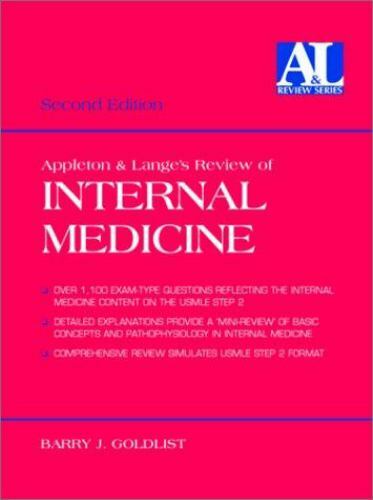 Appleton and Lange Review Ser.: Appleton and Lange's Review of Internal Medicine by Barry J ...