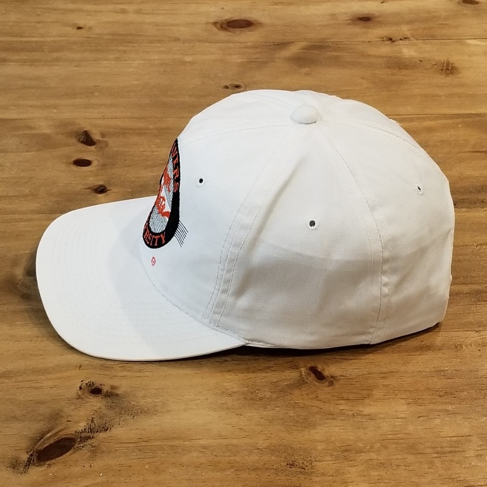 Vintage Oregon State Beavers Hat The Game Circle Logo 90s White One ...