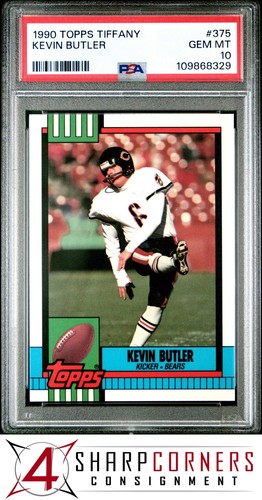 1990 TOPPS TIFFANY #375 KEVIN BUTLER BEARS POP 1 PSA 10 | eBay