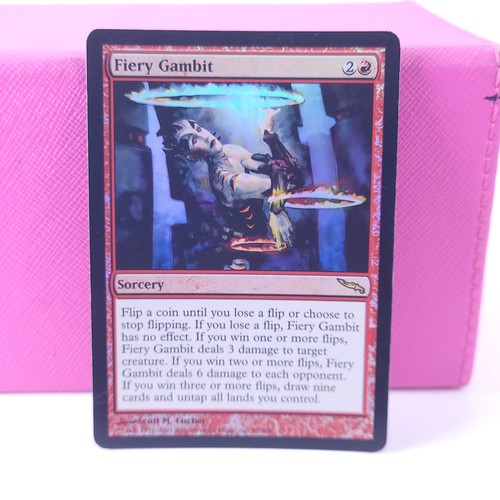 1x Fiery Gambit Foil MTG Mirrodin NM Magic The Gathering Rare | eBay