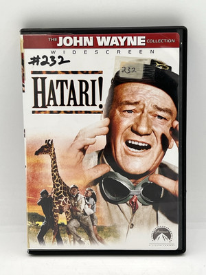 Hatari (DVD, 1962, Widescreen) JOHN WAYNE * Read Description* 97360662948| eBay