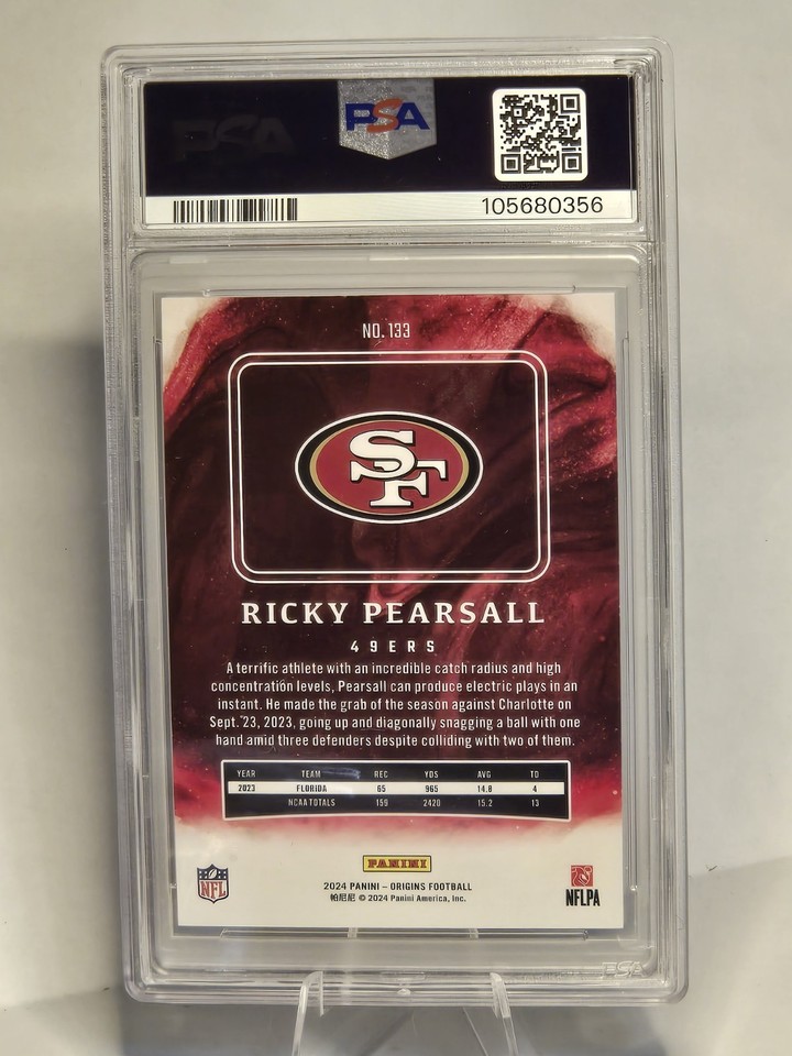Ricky Pearsall 2024 Panini Origins PSA 9 Rookie Card RC San Francisco ...