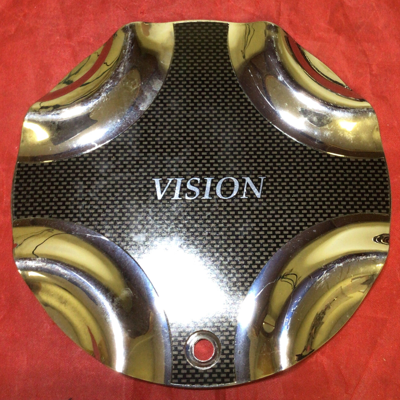 ONE NEW VISION WHEELS CHROME CENTERCAP 8140-0 12405 | eBay