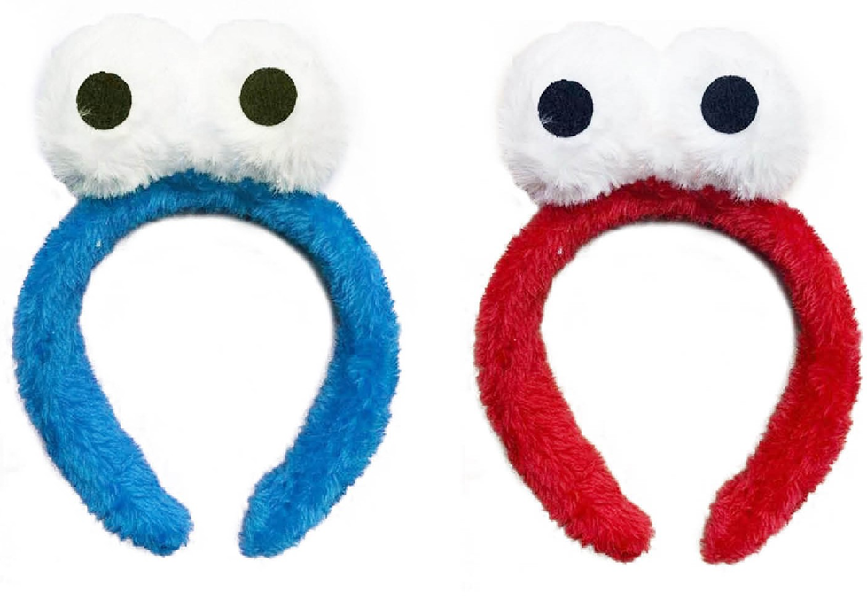 Adult Kids Red Blue Monster Headband Tutu Set Book Week Costume Cookie ...