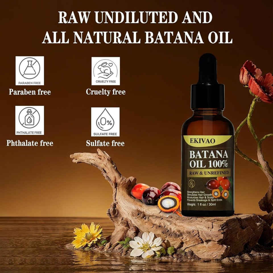 3Pack Batana Oil for Hair Growth, Bantana Hair Growth Oil, Organic ...