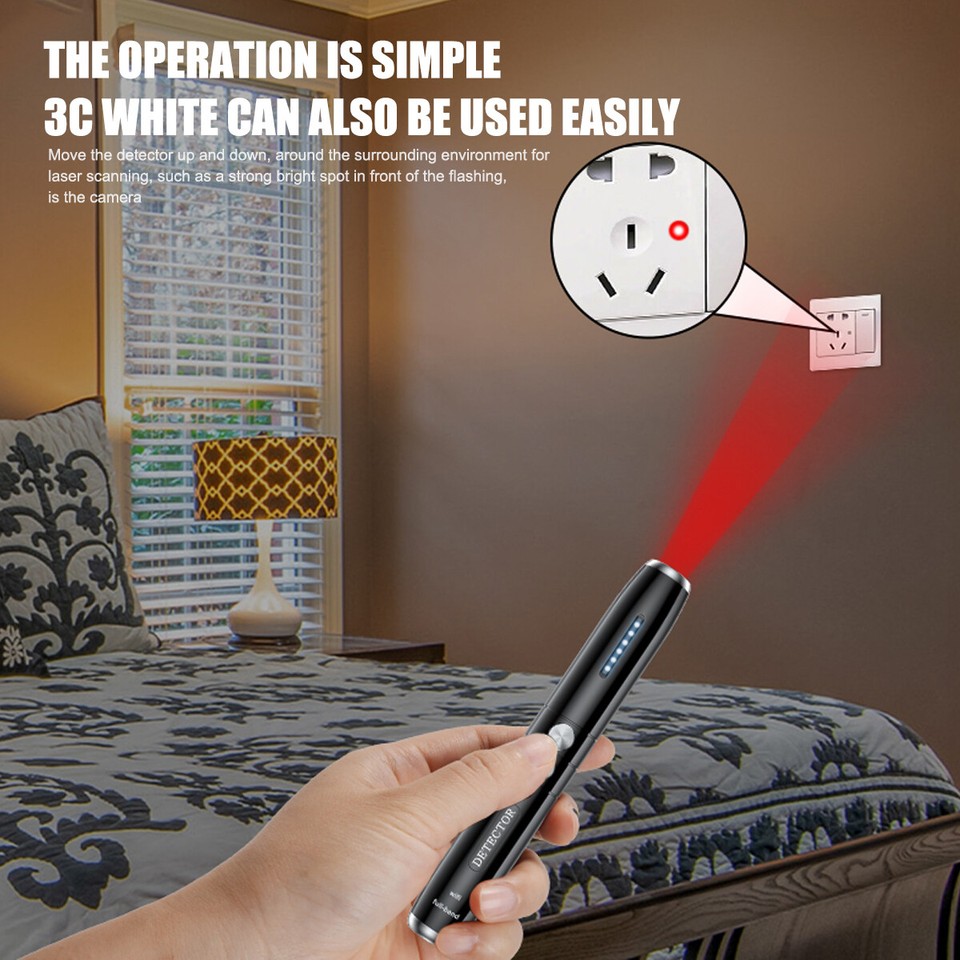 T8 RF Signal Detector Pen Anti-Spy Camera GSM Audio Bug GPS Finder ...