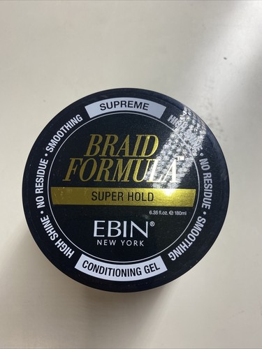 EBIN_BRAID_FORMULA CONDITNIONING GEL_SUPER_HOLD_6.35 OZ | eBay