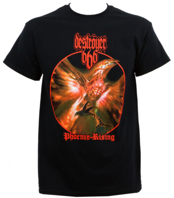 Authentic DESTROYER 666 Band Phoenix Rising T-Shirt S-2XL NEW | eBay
