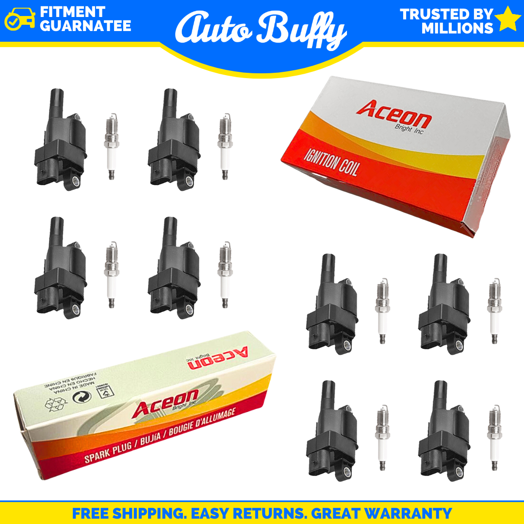 Aceon Bright 7805-1217-3 OE Replacement Ignition Coil and Spark Plug ...