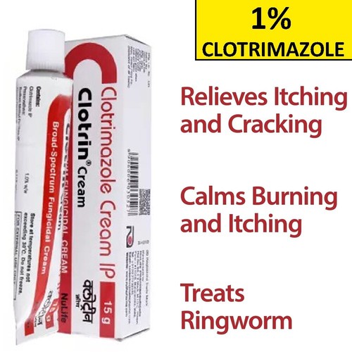 1% Clotrin Cream 15g, Effective Treatment for Athletes Foot, Jock Itch ...