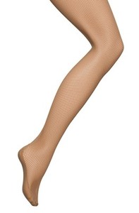 Ladies Light Suntan Thick Fishnet Dance Tap Ballet Tights By Katz ...