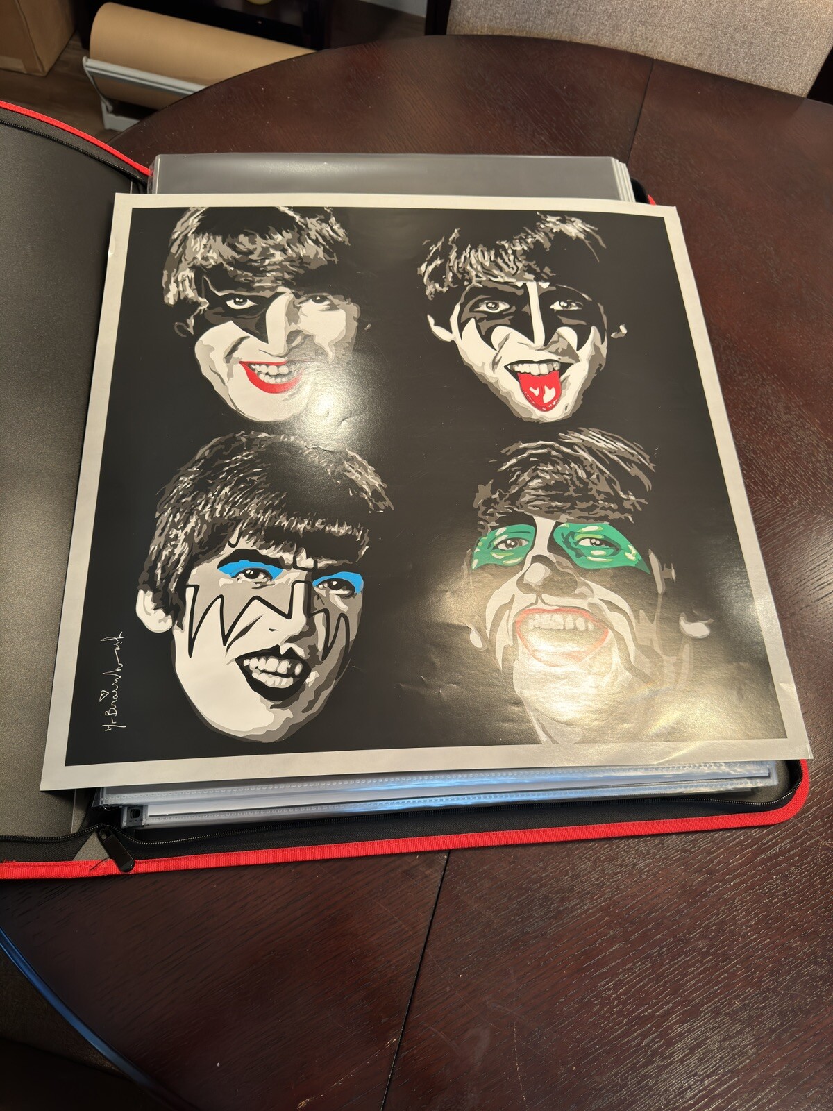 Mr Brainwash Kiss The Beatles Offset Lithographic Print Icons Poster | eBay
