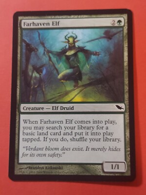 2008 Magic The Gathering Shadowmoor #113 Farhaven Elf, C, Green, NF ...